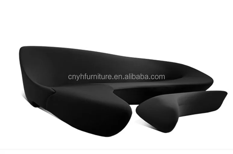 Modern Lovely Leisure Recliner Moon Shape Fiberglass Sofa Cum Bed Couch ...