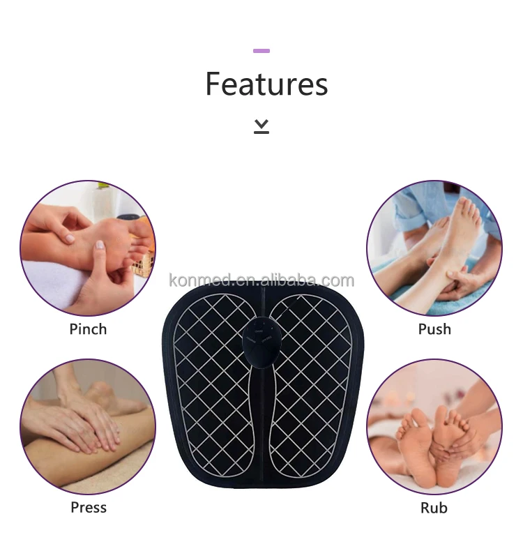 Iso13485 Approved Km418 Ems Foot Massager For Foot Muscle Strengthering ...
