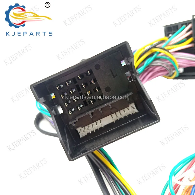 Car 40pin Adapter Complete Power Wiring Harness With Canbus For Benzs C ...