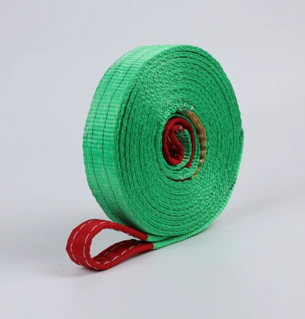 Polyester Webbing Sling Eye Shaped Colored Sling Used For Lifting ...