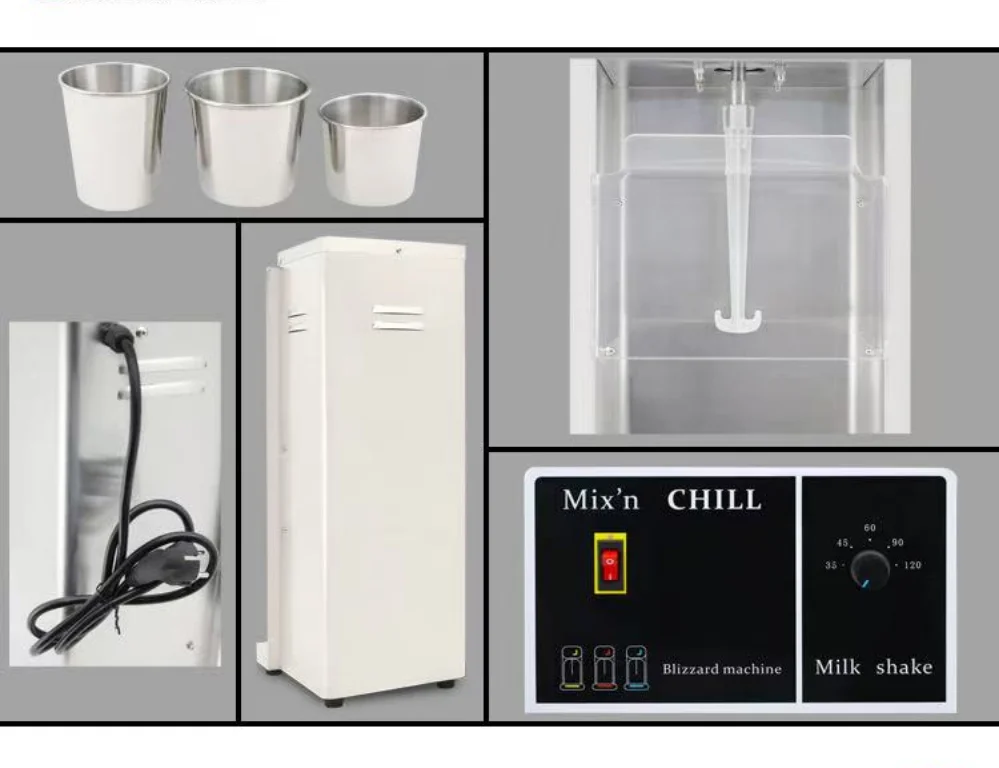 Alibaba.com: Commercial Electric Auto Blizzard Ice Cream Machine Shaker ...
