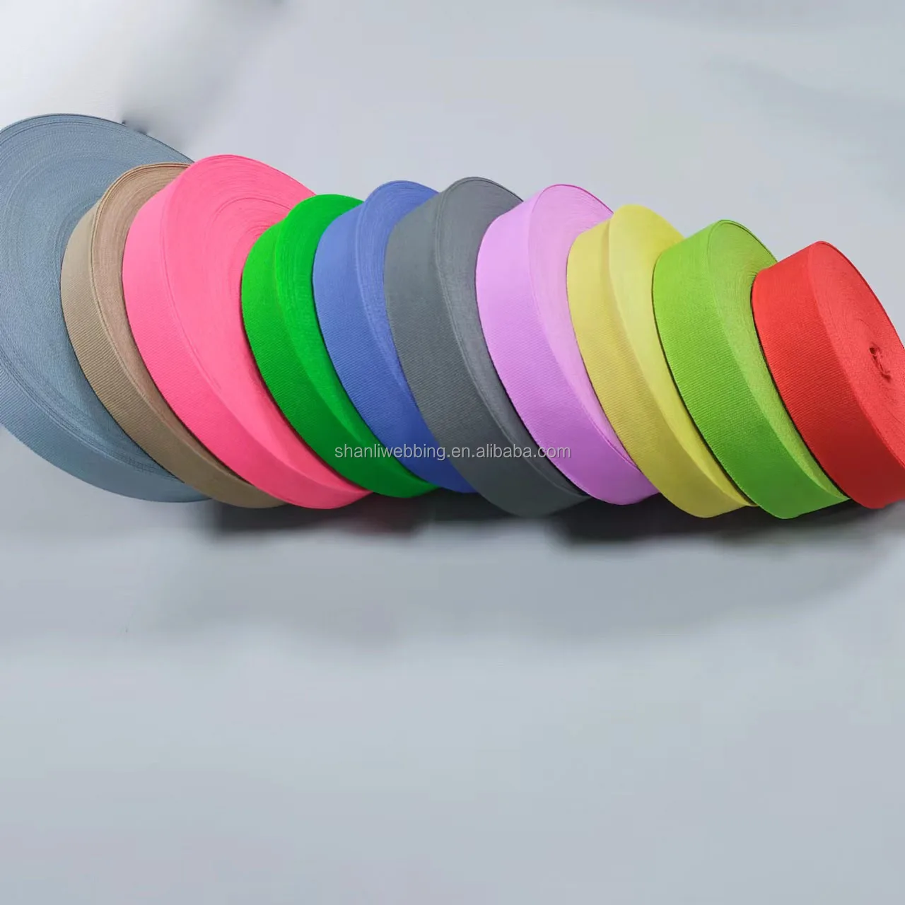Colorful Polyester Nylon Bias Edge Binding Tape Plain/twill/herringbone ...