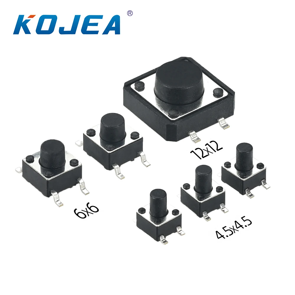 Waterproof 6x6 through Hole Type Dip Tactile Switch SMD Tact Switch Cap ...