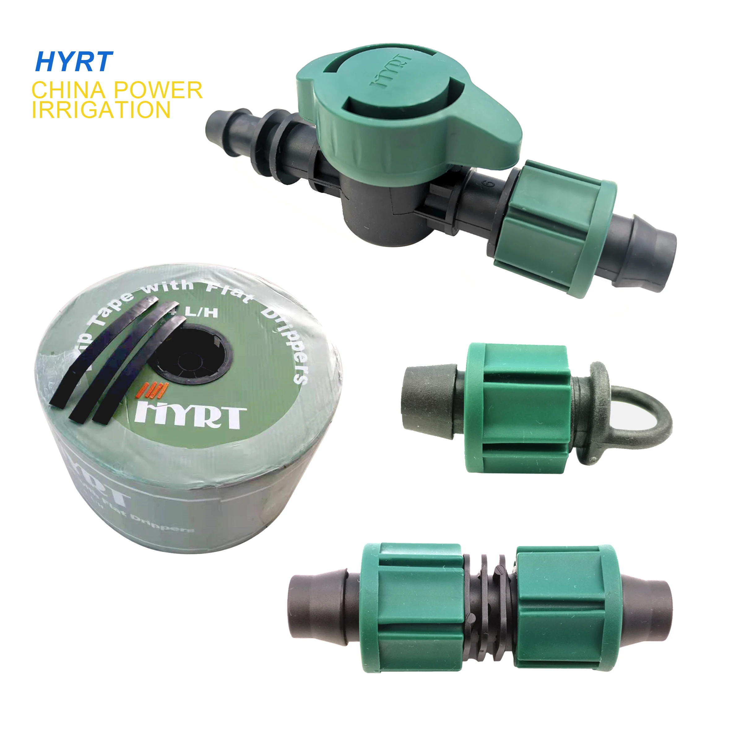 Drip Irrigation HDPE Coupling 1/2 Inch Universal Joint Dripper Plastic ...