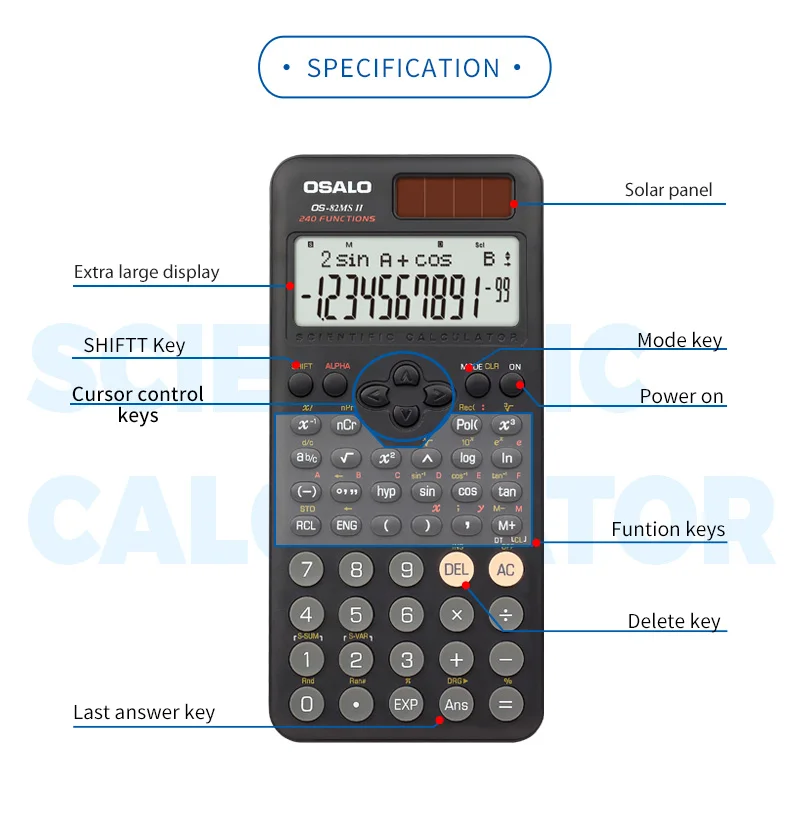 2024 New Stationery For Student 82ms Ii 240 Function Electronic ...