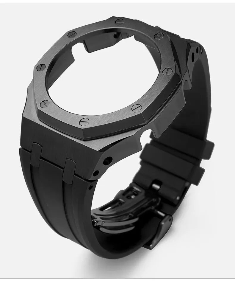 GA2100 Modification Kit - Luxury Stainless Steel Strap
