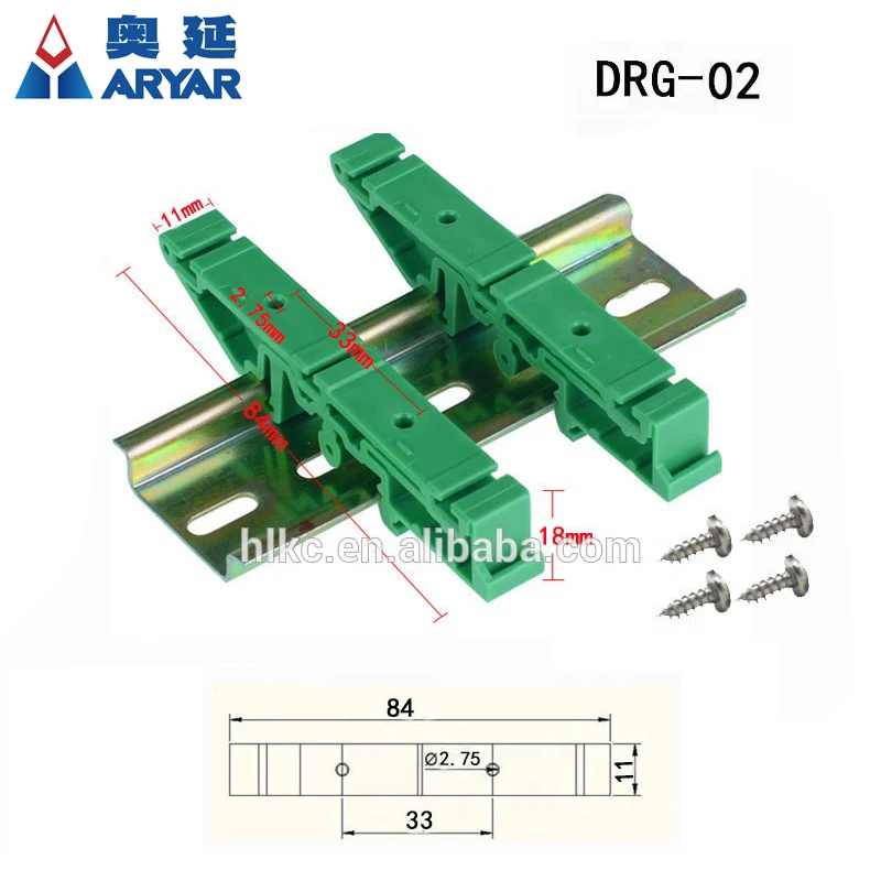 Drg-02 Pcb Carrier Din Rail Carrier Plastic Pcb Board Holders - Buy Pcb ...
