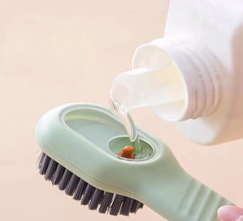 Automatic Liquid Laundry Scrub Brush with Soap Dispenser Multifunction ...