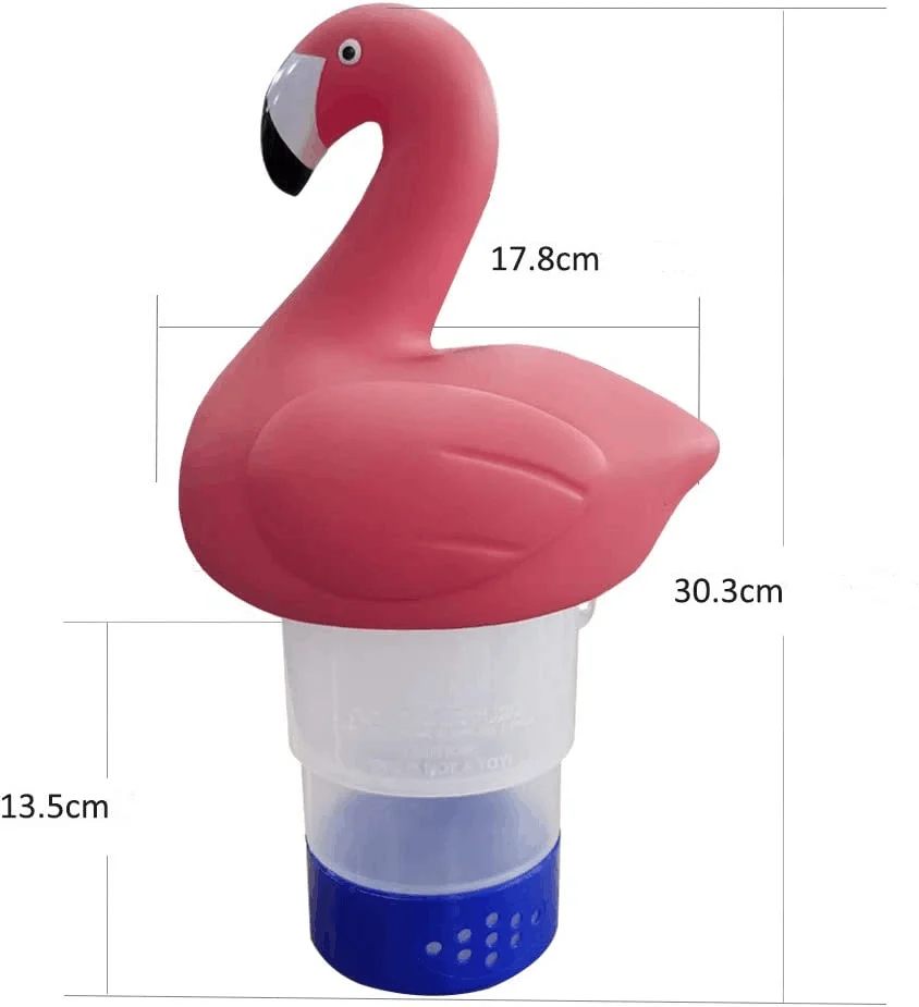 Flamingo Style Pool Chemical Dispenser Pool Chlorine Dispenser Floating ...