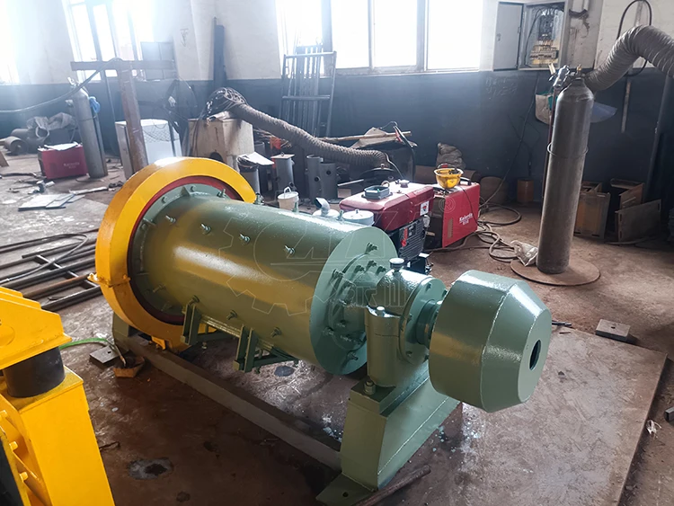 diesel Engine Small Scale Gold Ore Grinding Ball Mill Machine with Best ...