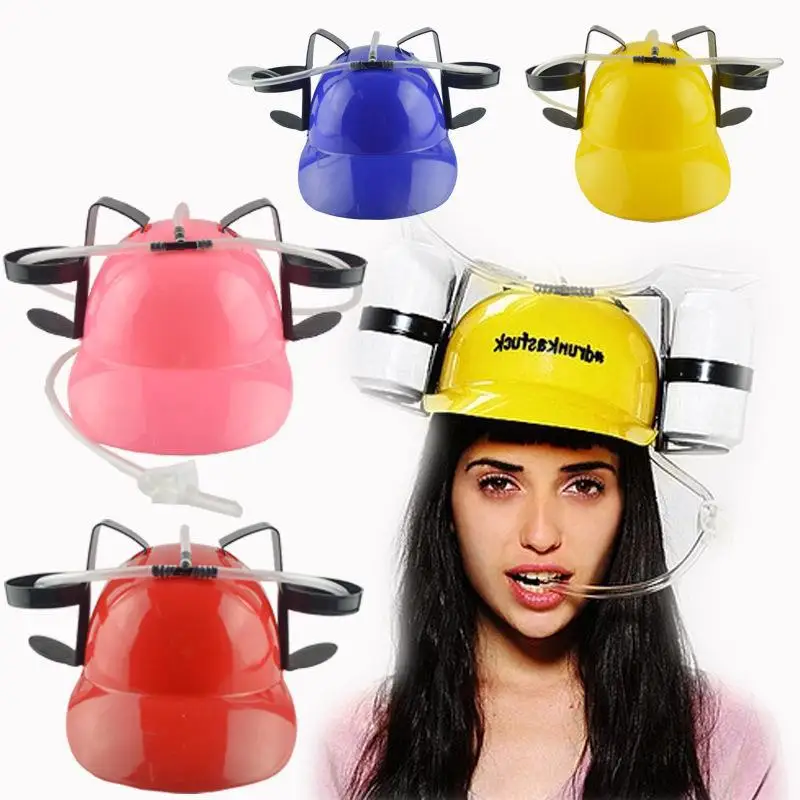 Lazy Drink Hat Bar Wedding Party Creative Beer Hat Fashion Trend ...