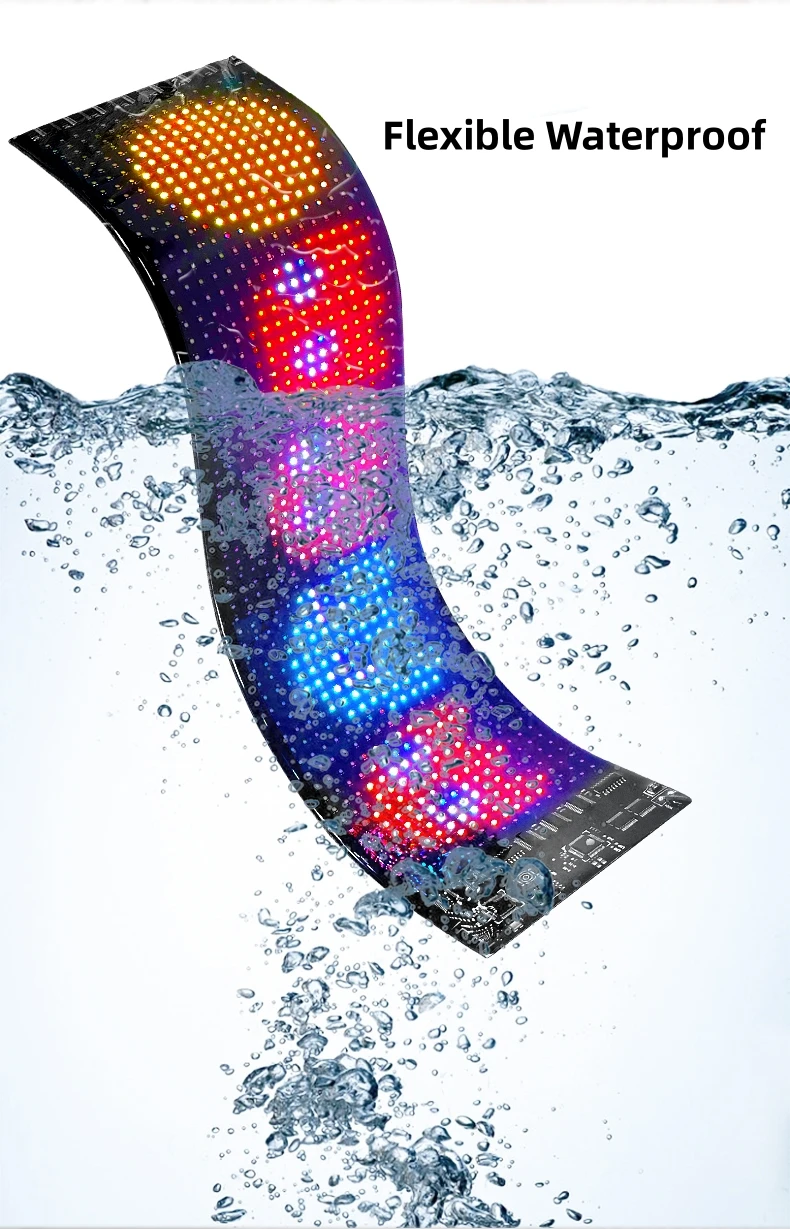 LED Car Sign Board - Flexible, Waterproof, and Programmable