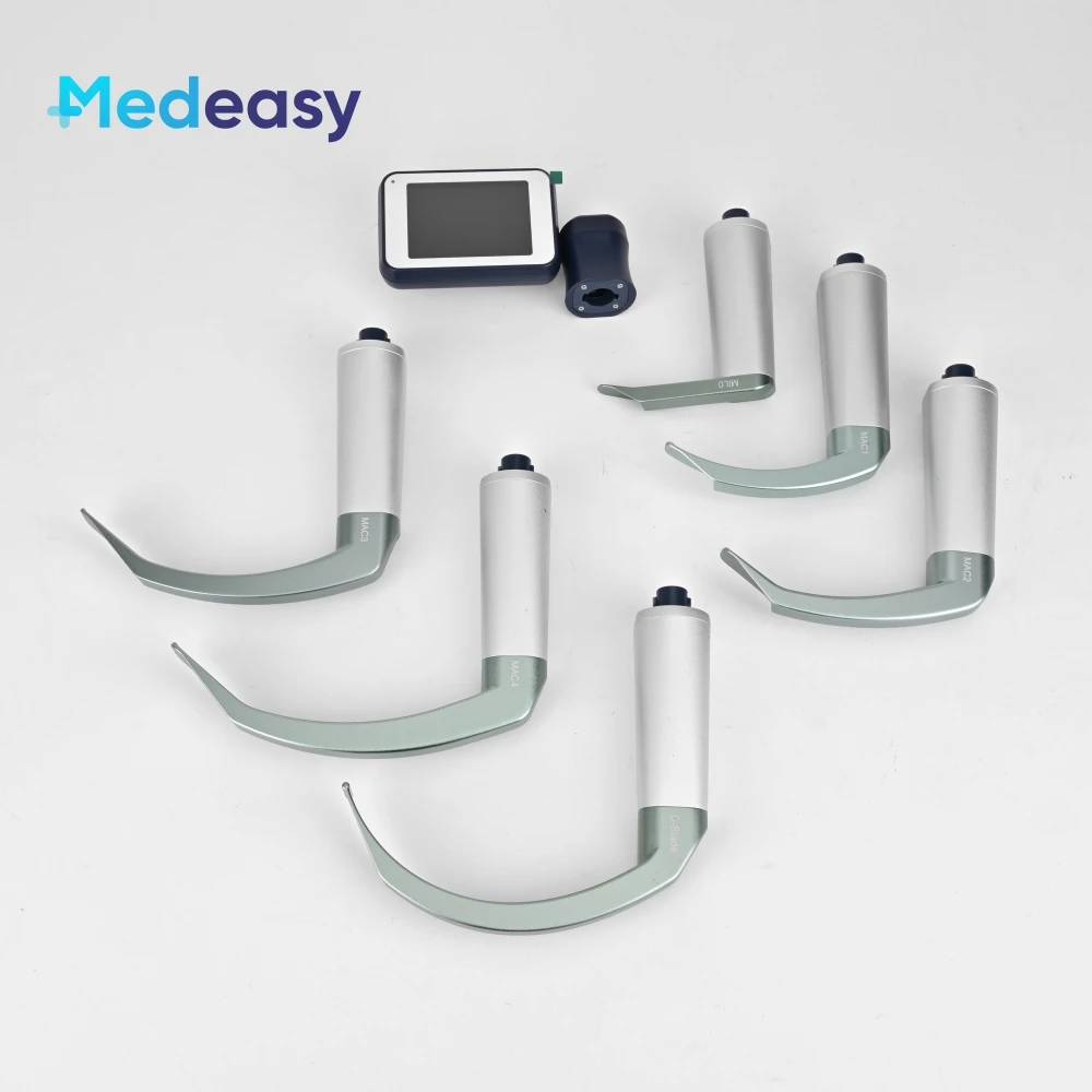 Video Laryngoscope with Reusable Blades - Portable & Efficient