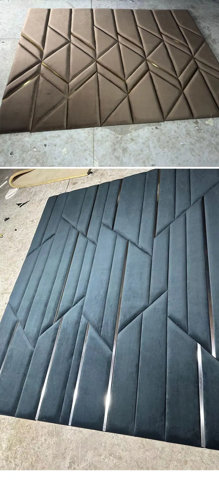 Factory Customized Fabric Soft Wall Panel King Queen Double Children ...