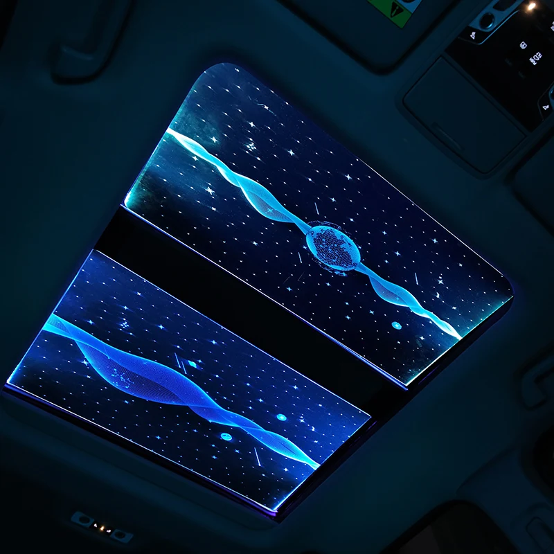 Mini Portable Car Roof Star Night Light Fiber Optic Shooting Star with ...