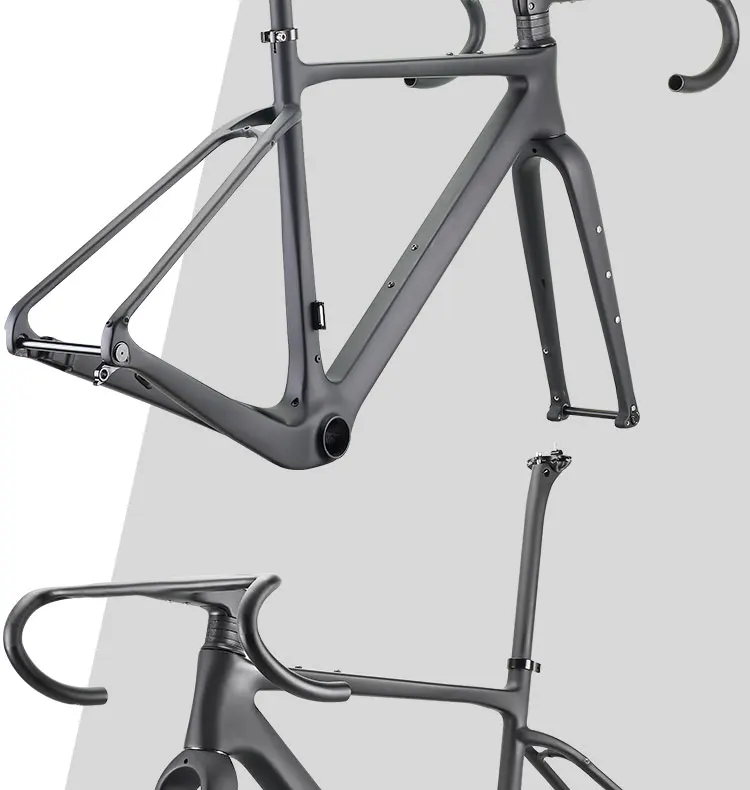 T1100 Toray Carbon Fiber Gravel Bike Frame - Lightweight & Durable