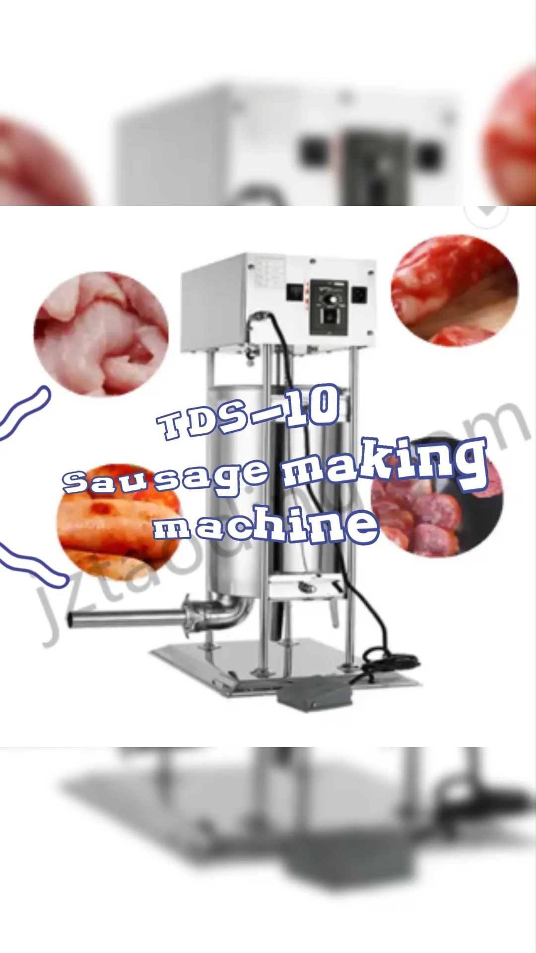 Semi Automatic Saucisson sausage Making Machine automatic Filler ...