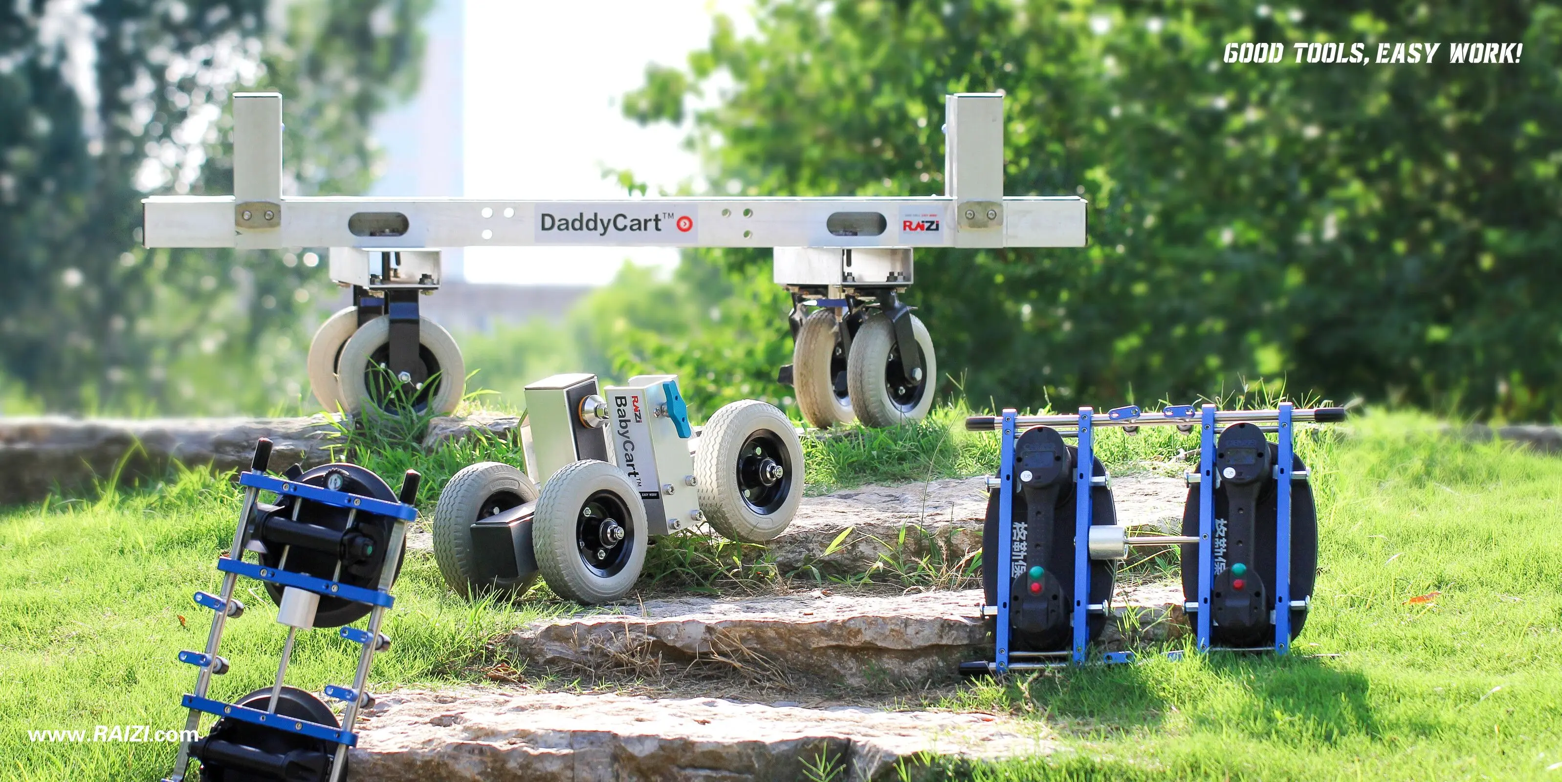 Raizi Heavy Duty 4 Wheel Dolly Cart for Granite Stone & ODM | Wholesale