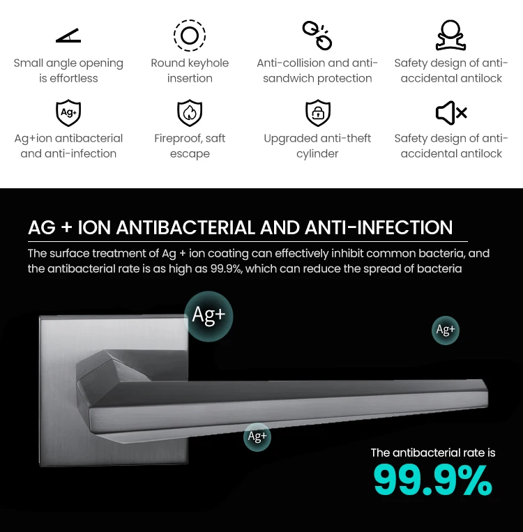 Safety Mortice Lock Set Long Service Life Lock For Interior Door ...