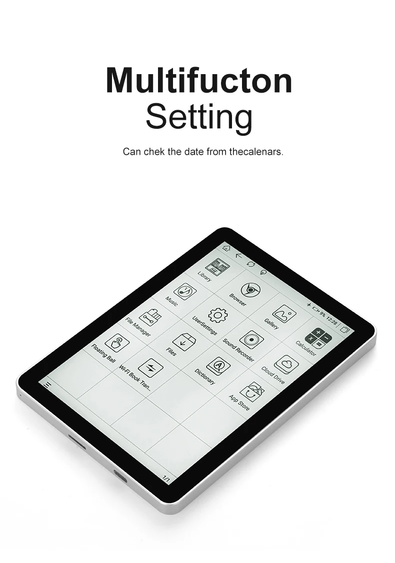 X7 Android 11 Smart Ebook Reader - 300DPI Educational Ereader