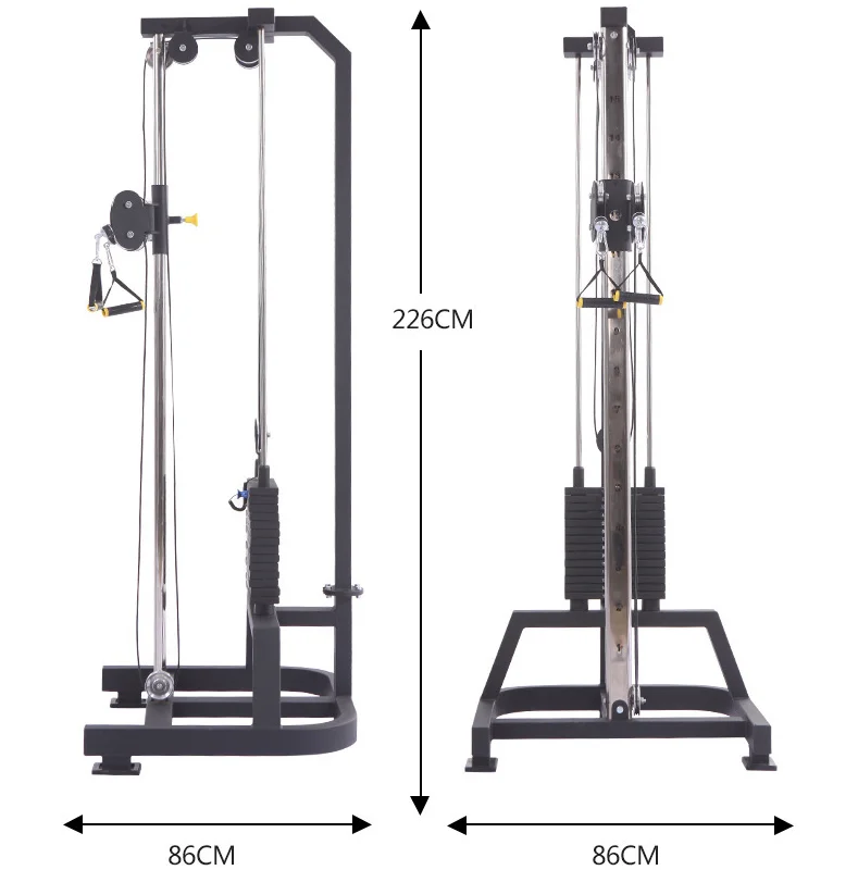 Comprehensive Pull Down Gym Machine Fitness Cable Cross Gym Station ...