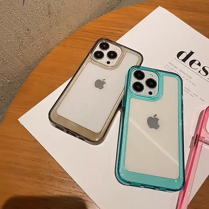 Shockproof Clear Acrylic Mobile Phone Cases For Iphone 13 12 11 Pro Max ...