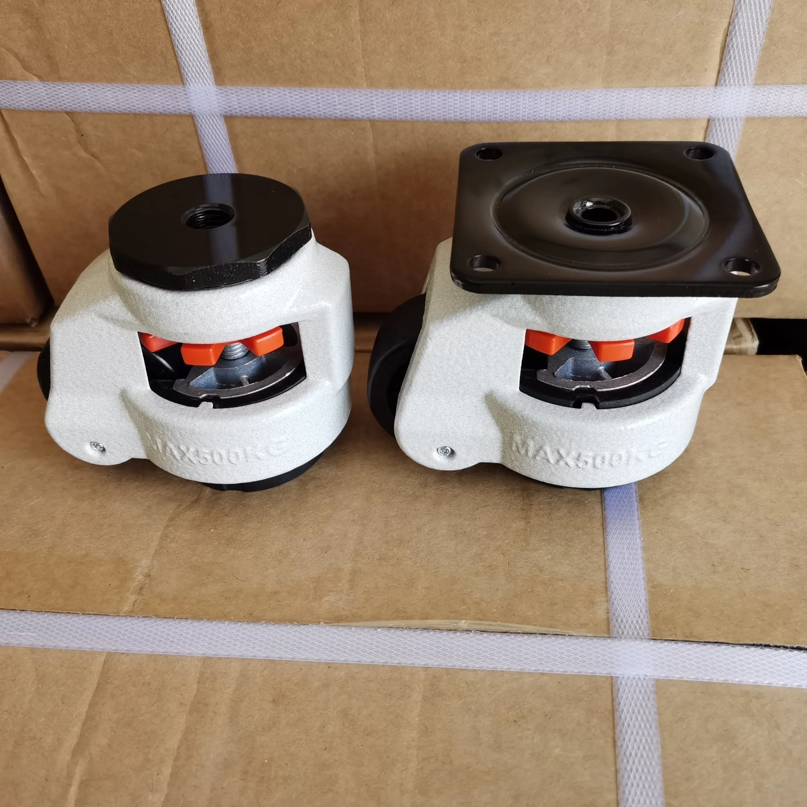 High Quality Heavy Duty Industrial Black Nylon Wheel 40f 60f 80f 100f ...