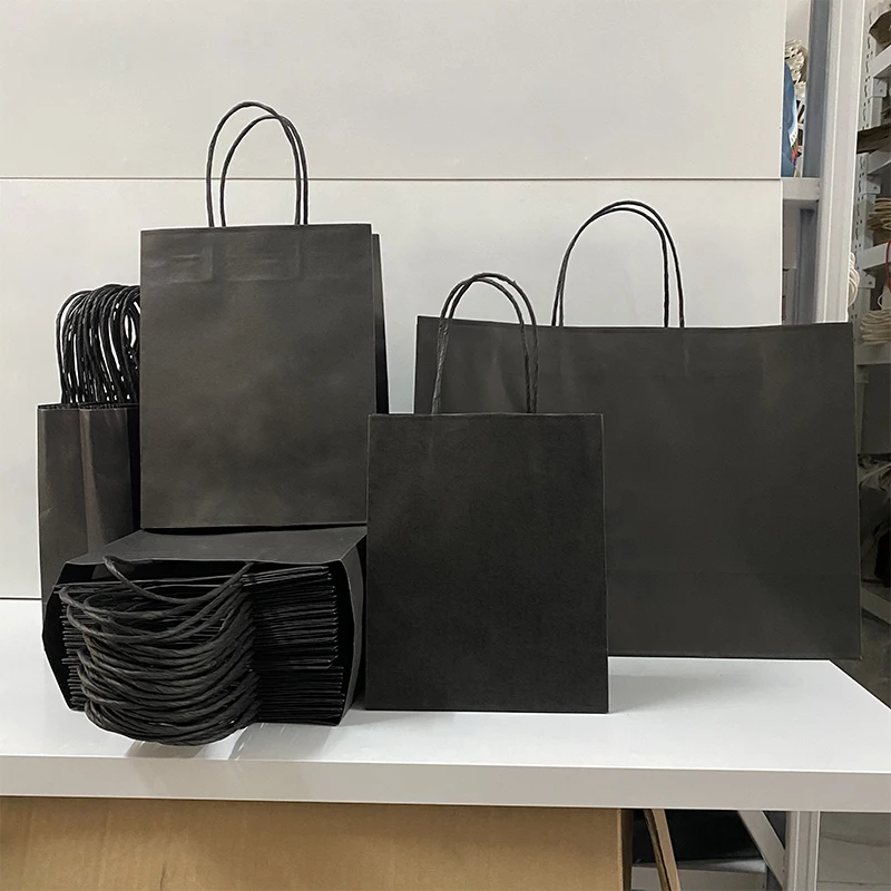 Wholesale Large Black Packaging Bag - Gift Toilet Paper Bag