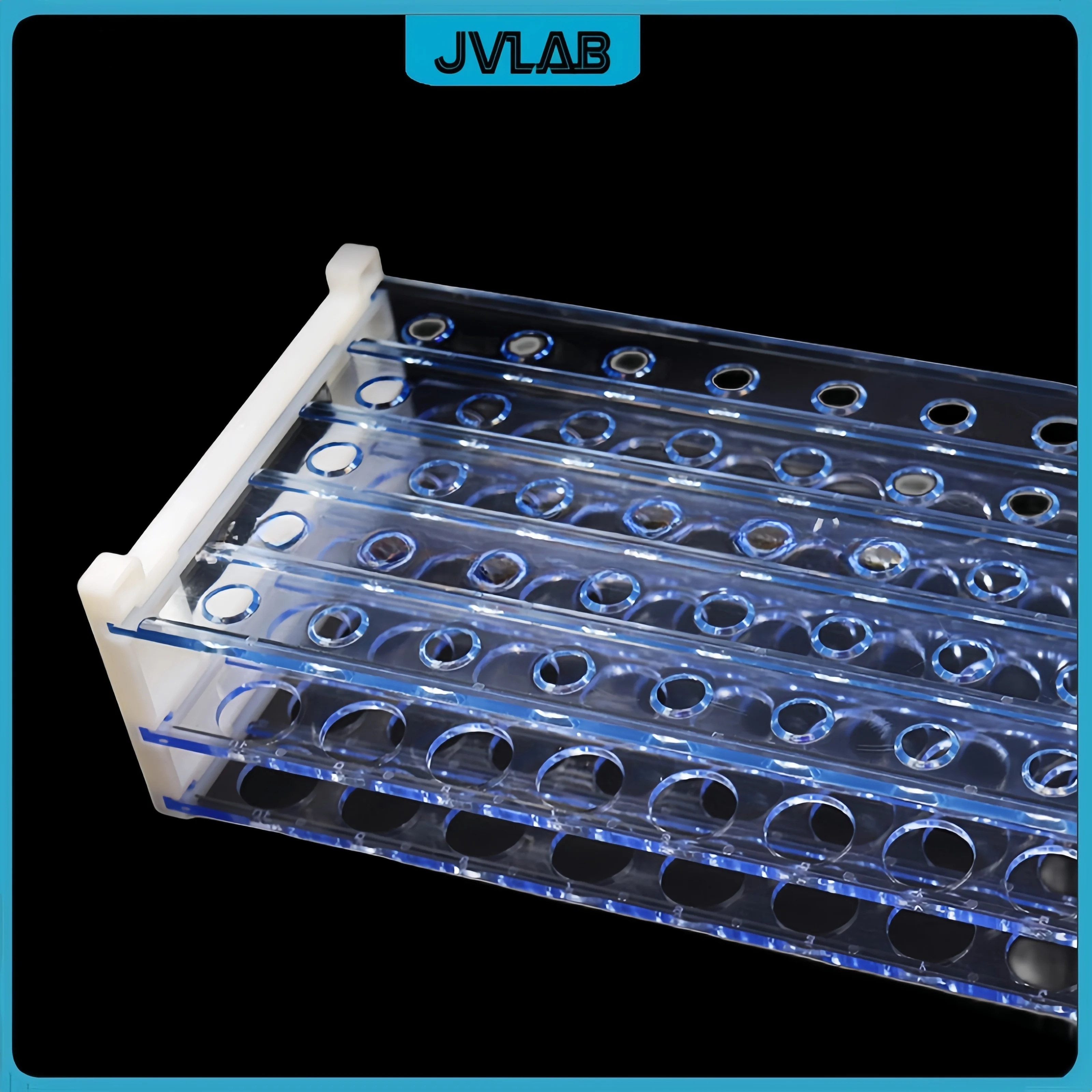 Customizable PS Material Test Tube Rack Three-Layer Removable Assembly ...
