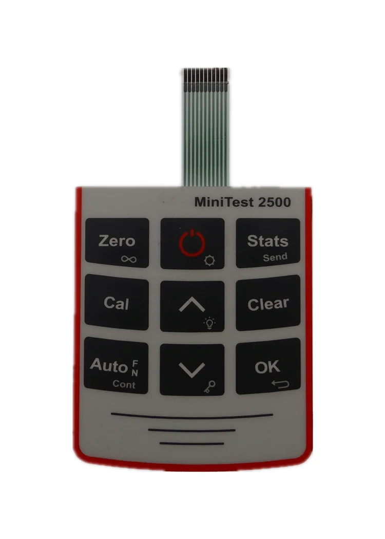 Custom Tactile Electrical Circuits Membrane Switch Film Keypad Embossed ...