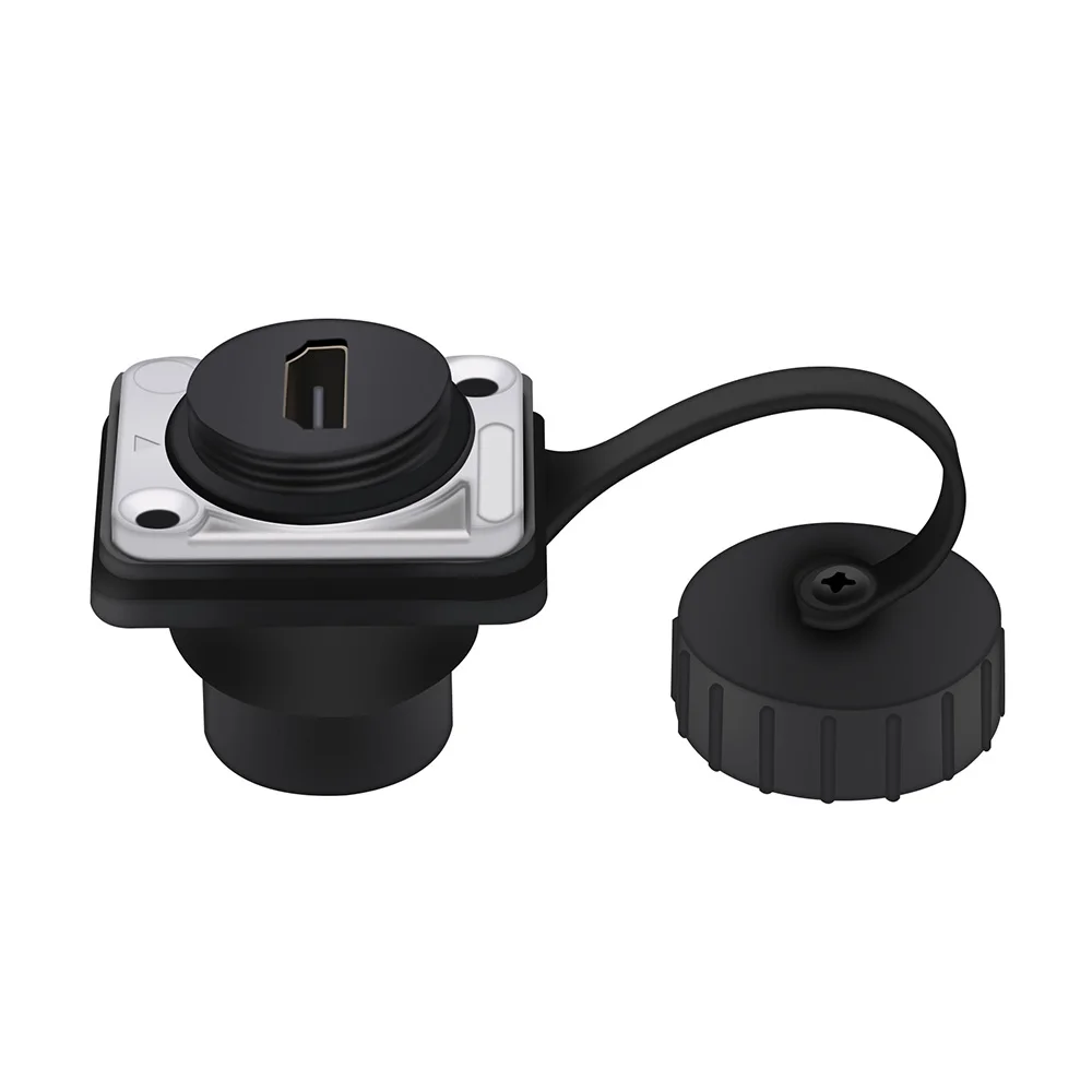 50pcs D Type Chassis Connector Usb Micro Type C Hdmi-compatible Female ...