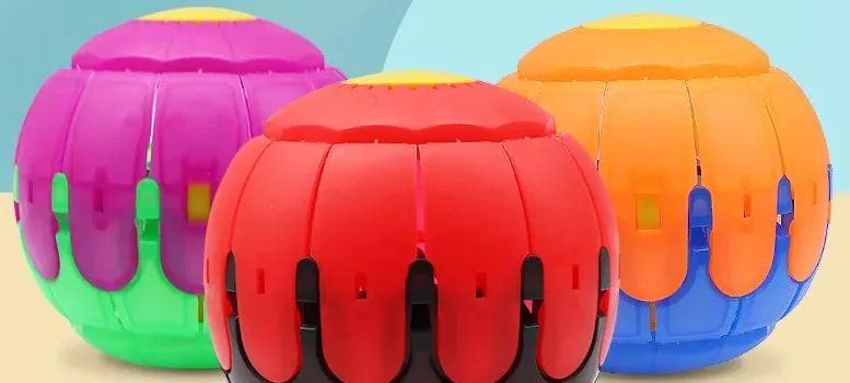 2022 New Style Deformed Elastic Sport Disc Ball Kids Toys Magic Ufo ...