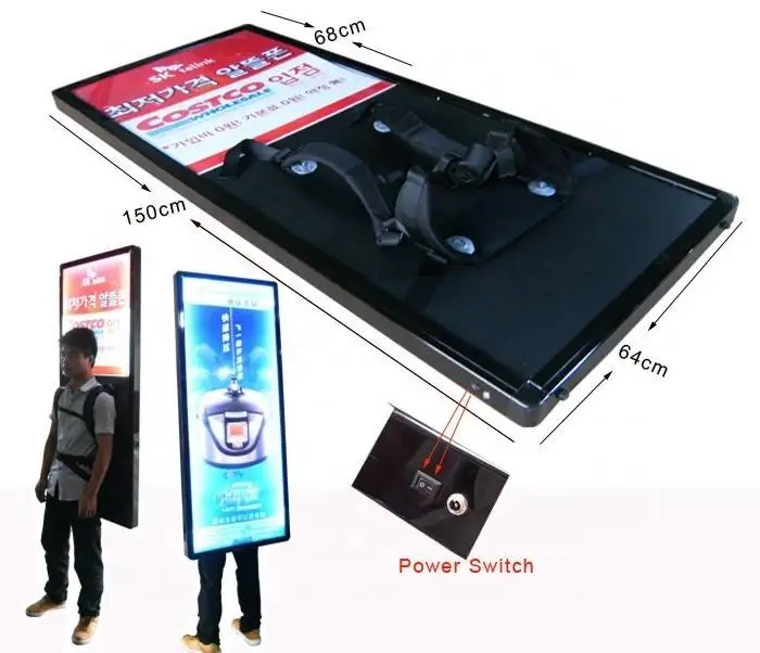 LED Backpack Billboard - Innovative Advertising Solution
