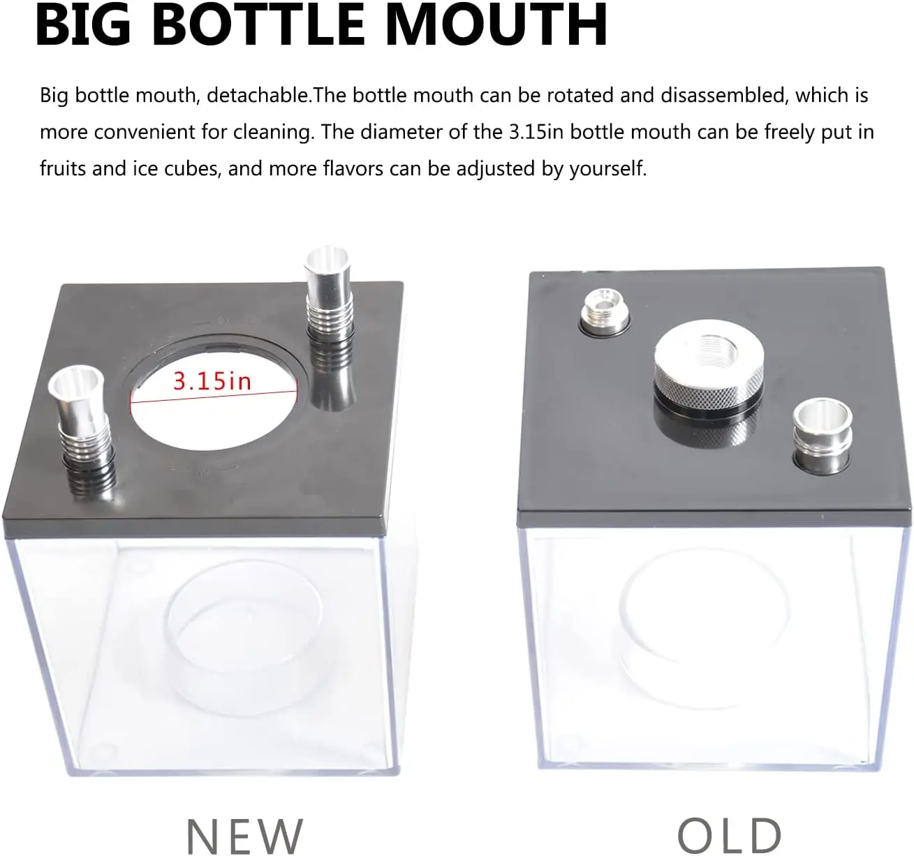 Cheap Wholesale Custom Hookah Cube Model Made Of Acrylic Hookah With ...