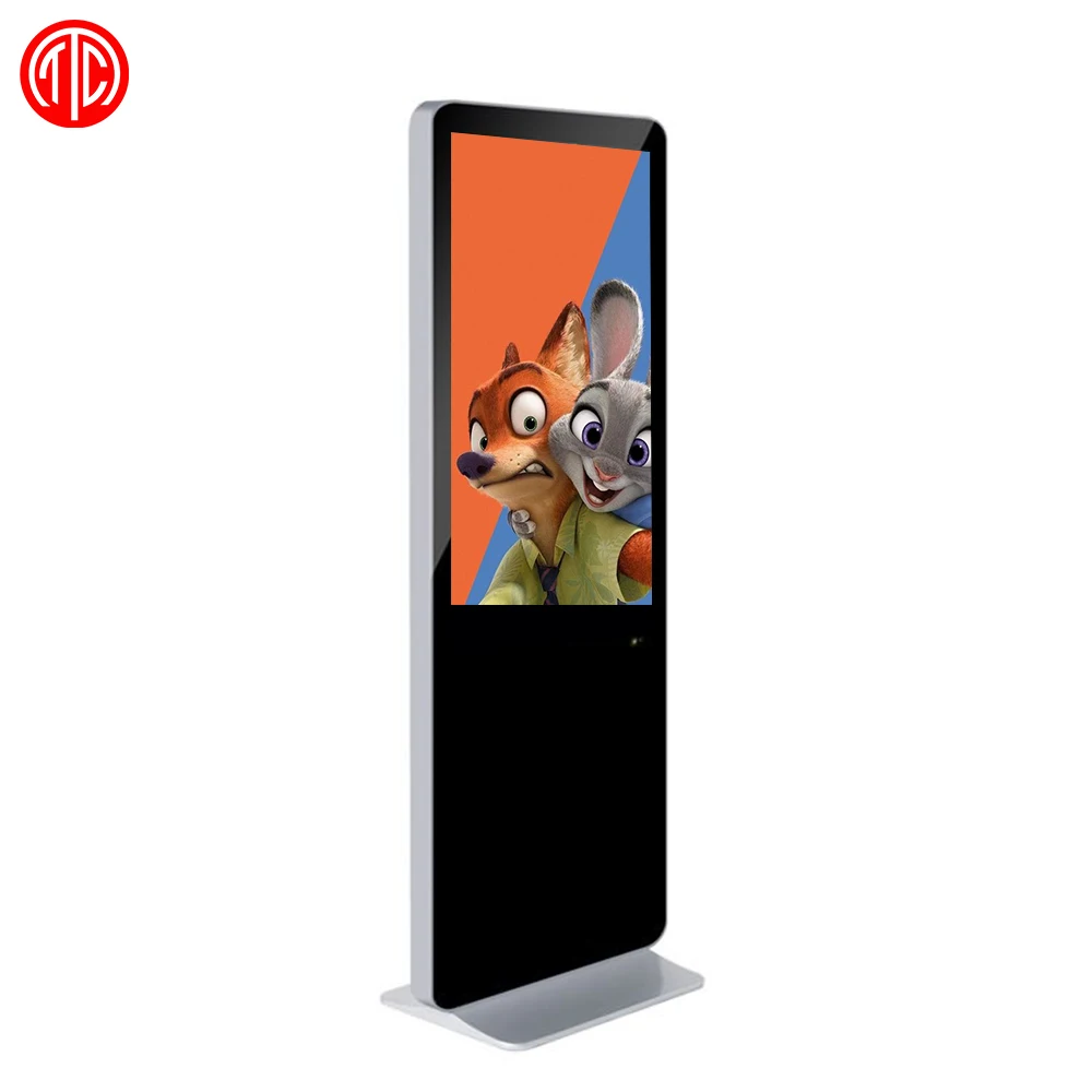 Indoor Kiosk LCD Display Stand Alone Digital Signage Toem 65inch ...