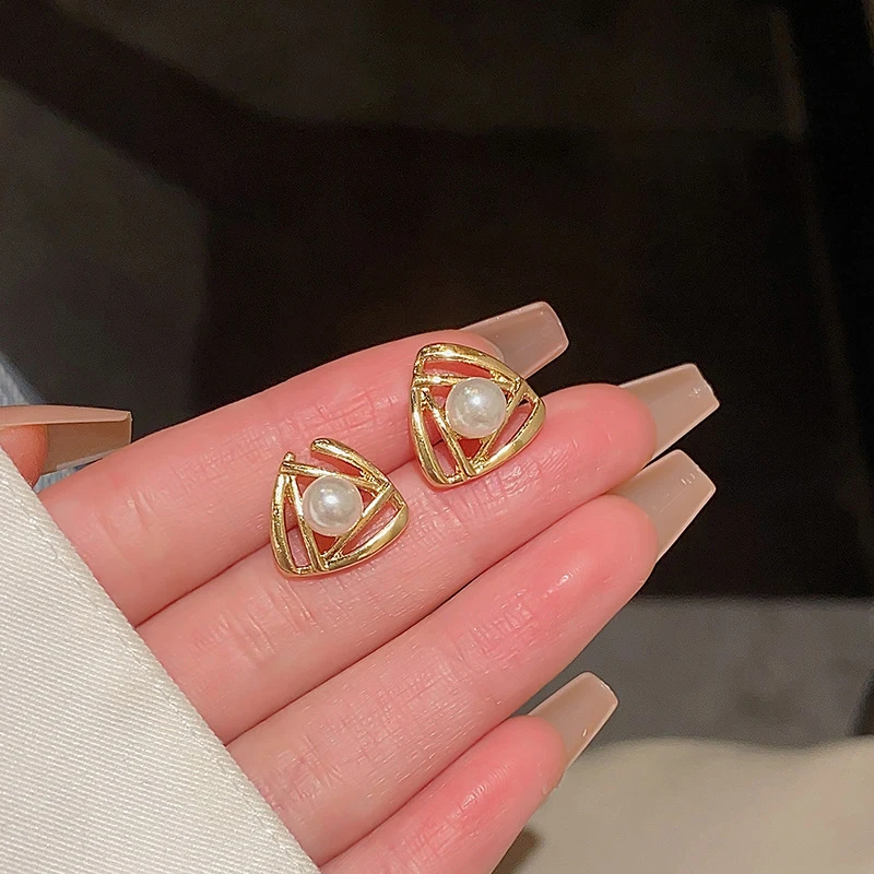 S925 Sterling Silver Luxury Personalized Temperament Baroque Pearl ...