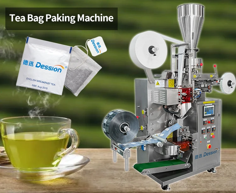 Full Automatic Single Filter Paper Tea Bag Packaging Machine with Line ...