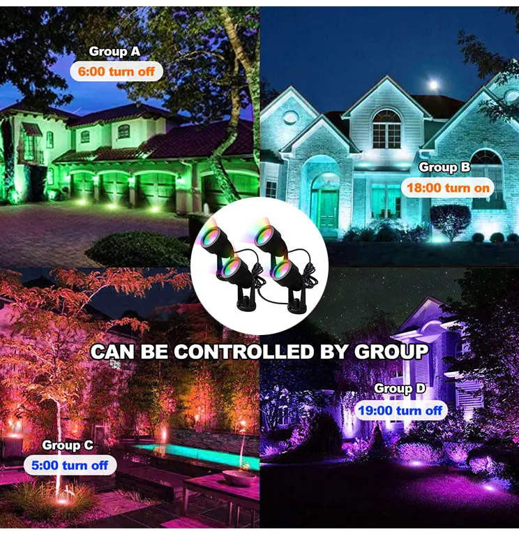 Oem Submersible Led Spotlight Underwater Rgb App Remote Control Garden ...