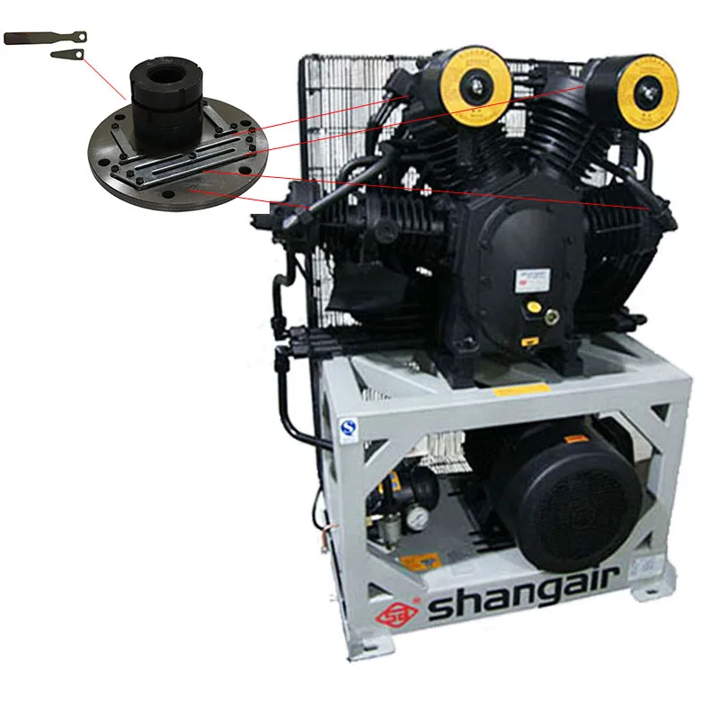 Screw Type Piston Reciprocating Compressor Mechanical Accessories Air ...