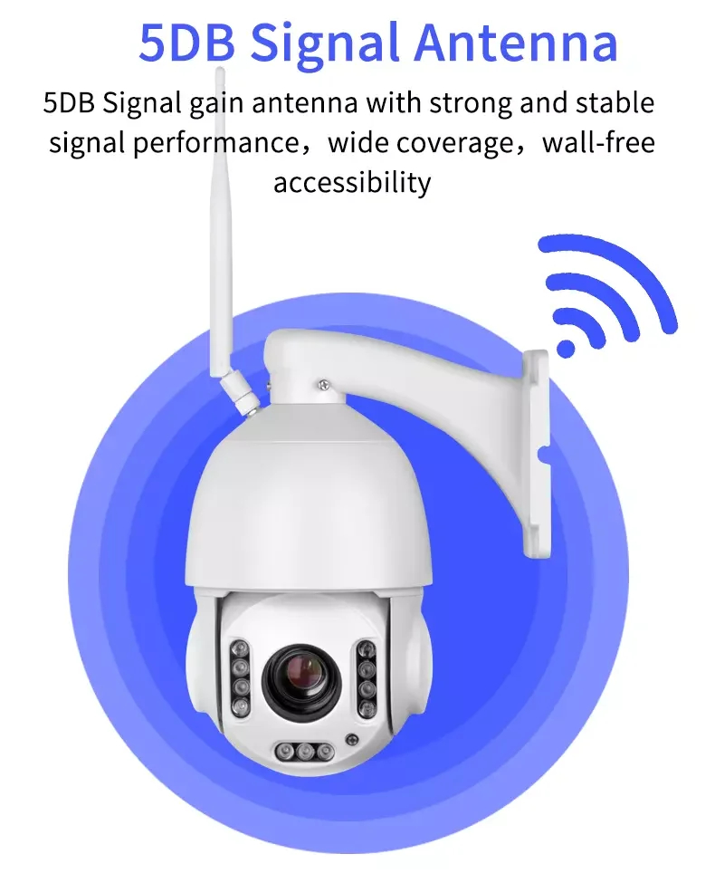 Camhipro APP 18X Optical Zoom Digital Camera for Security