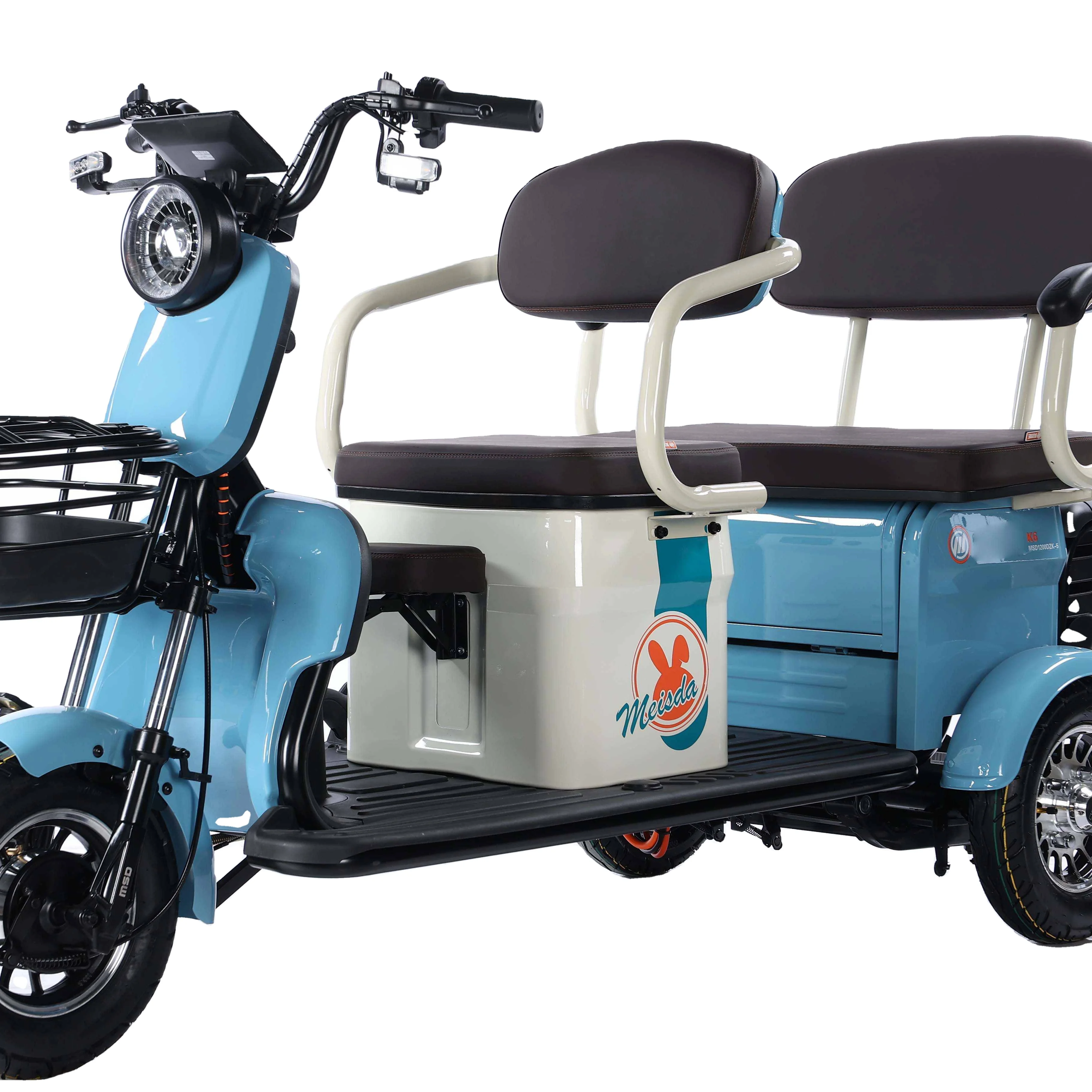 Scooter Eléctrico De 3 Ruedas Para Triciclo Adulto Motor De 500w ...