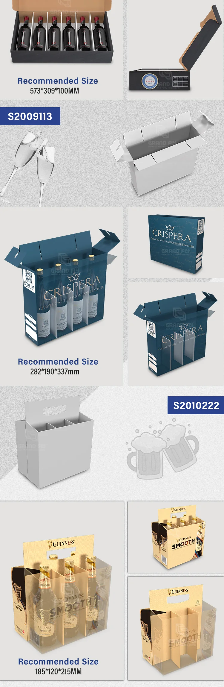 Custom Craft Box Packaging Beer Cardboard Box Beer Packaging Shipping ...