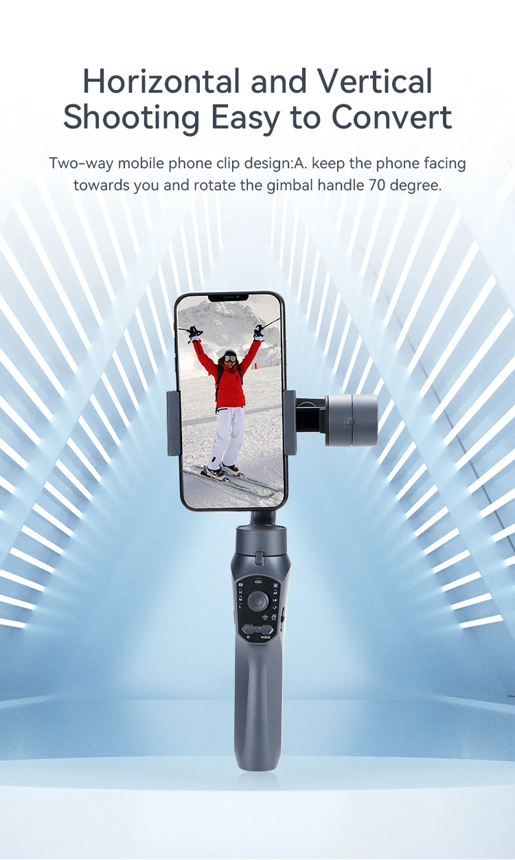 F10 Smartphone Auto Gimbal Stabilizer - Stable Handheld Cameras