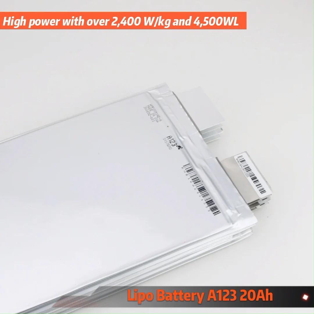 Flat Lfp Prismatic A123 Lifepo4 Lithium Iron Batterie Pouch Cells 20ah ...