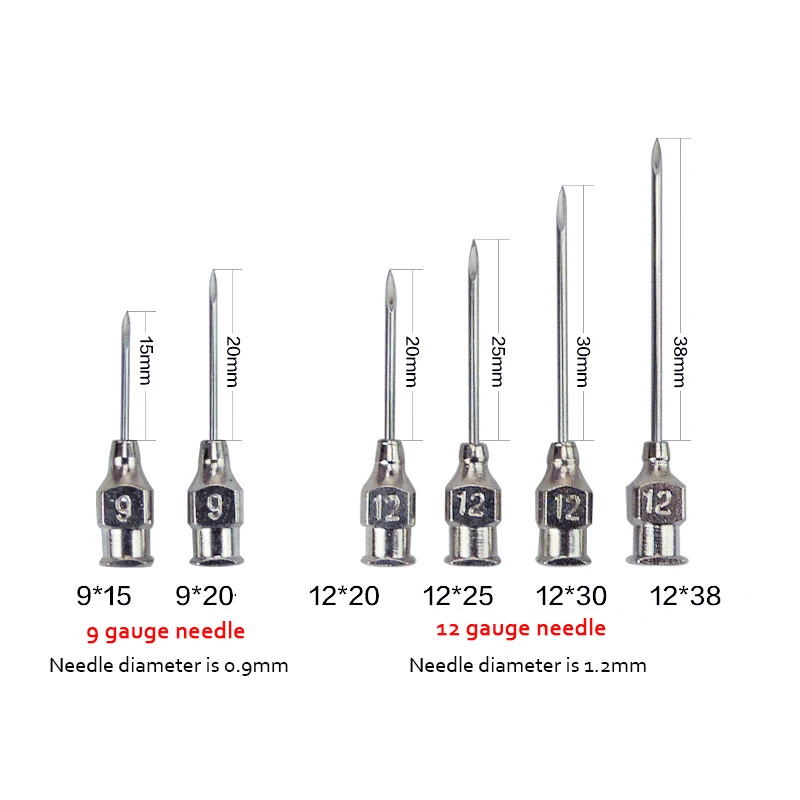 Factory-Issued Stainless Steel Hypodermic Needles for Pet Injection ...