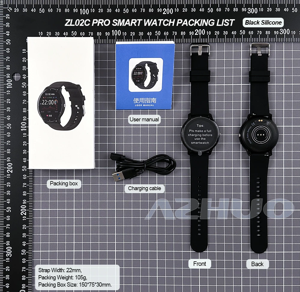 Zl02cpro Smartwatch - Health Monitoring & Fitness Tracker