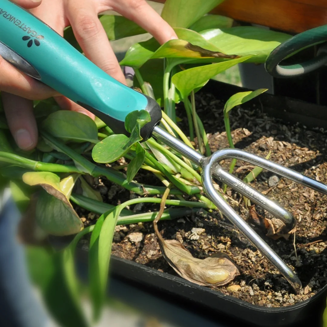 Gartenkraft Gt005 Curved Heads And Forked Tines Garden Tool Kit Garden ...