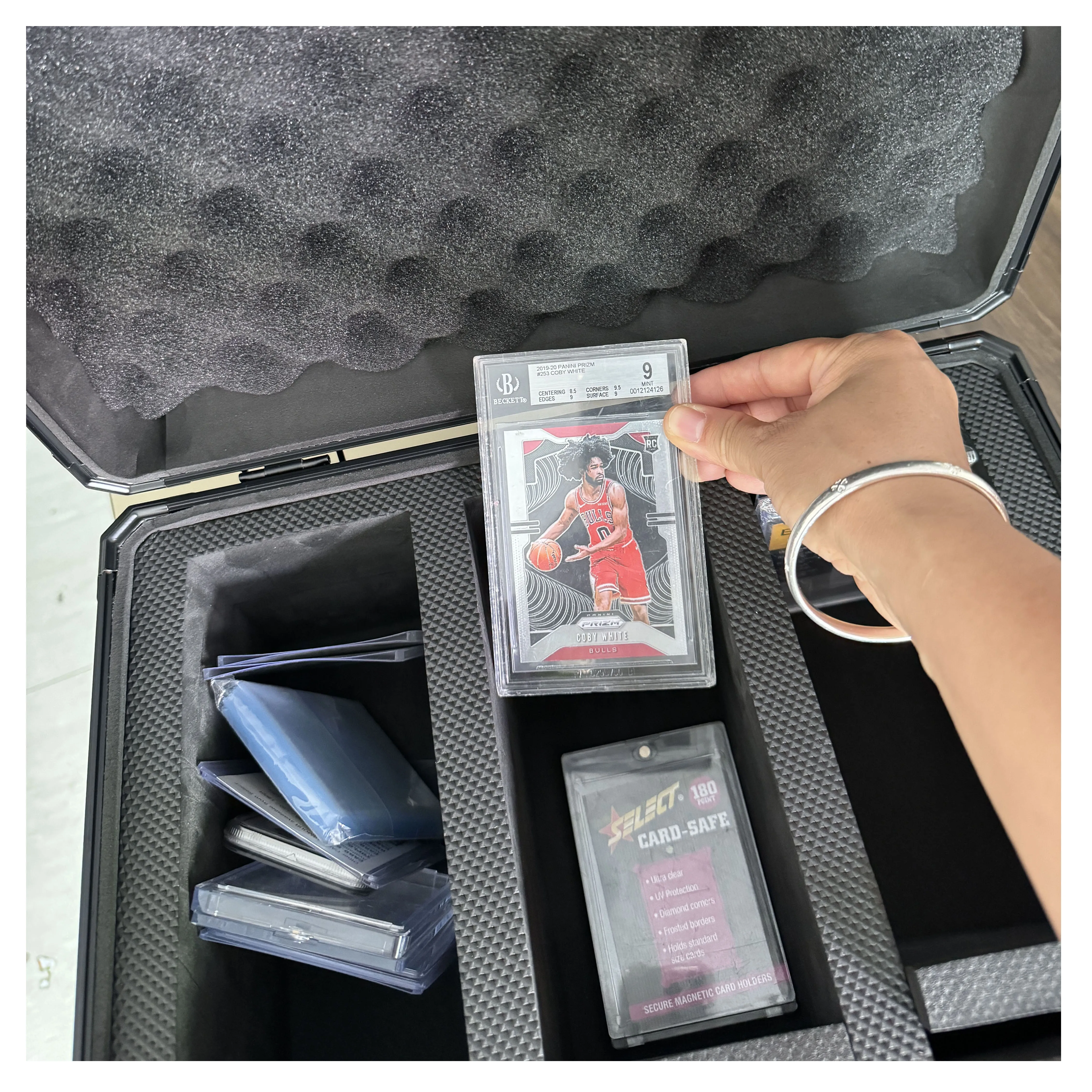 Customizable Durable Graded Sports Card Case BGS CSG FGS Storage Box ...