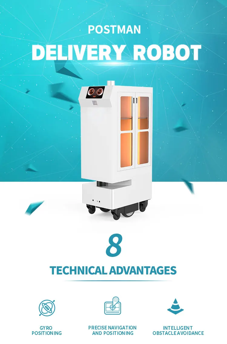 Small Delivery Robot Electric Intelligent Commercial Delivery Waiter ...