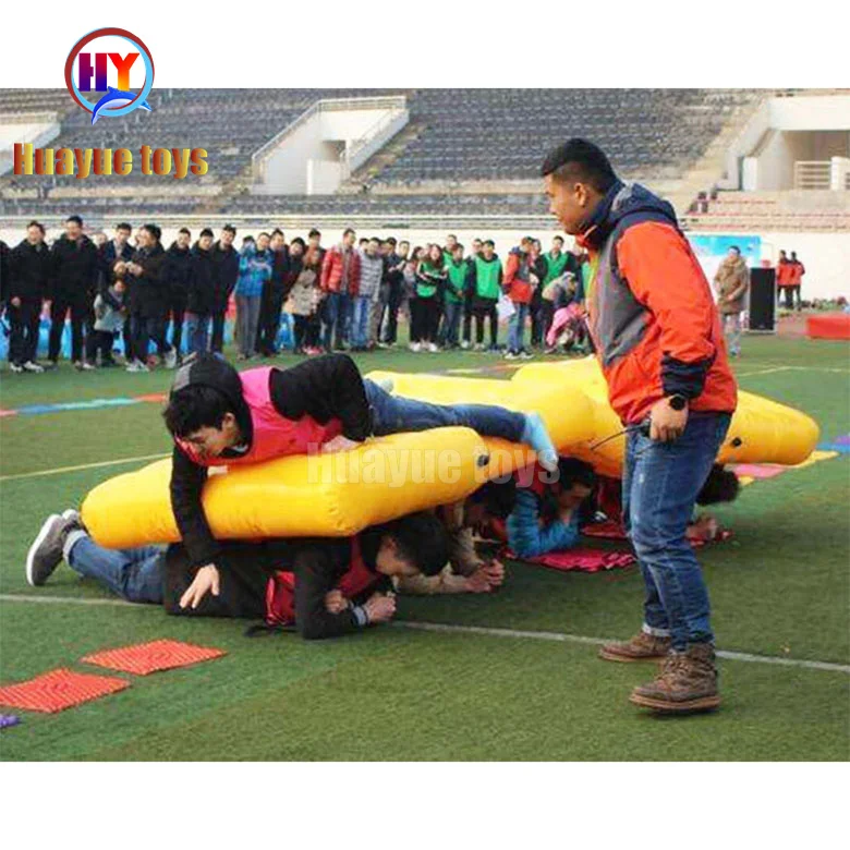 Inflatable Commercial Outdoor Team Building Games In The Same Boat ...